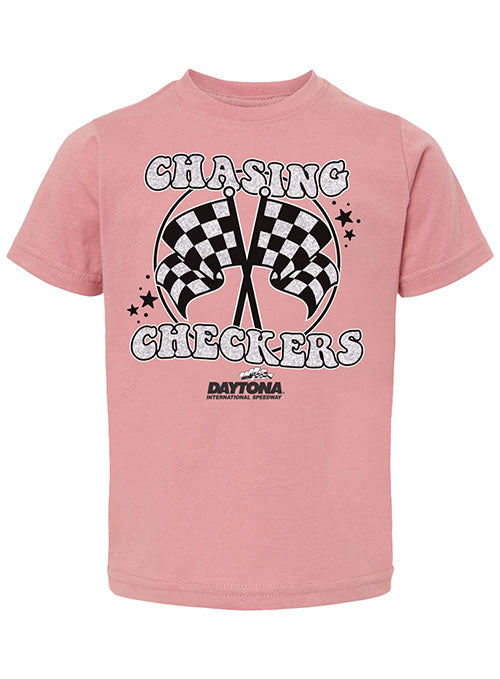 Toddler Girls Daytona "Chasing Checkers" T-Shirt | Pit Shop Official Gear