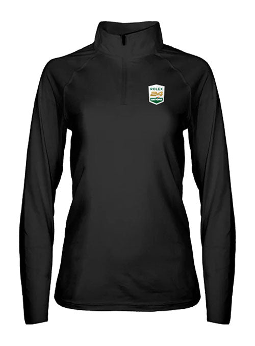 Ladies Rolex 24 Black Quarter Zip | Pit Shop Official Gear