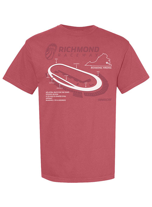 Richmond Raceway Track Outline T-Shirt | Pit Shop Official Gear