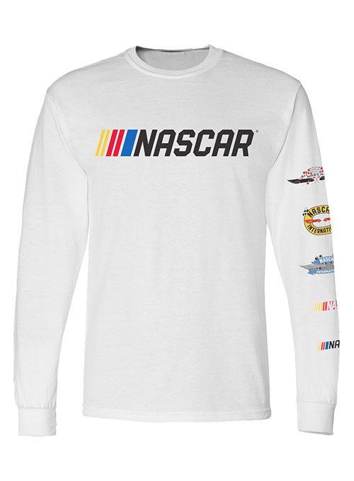 NASCAR Retro Logo Long Sleeve Shirt | Pit Shop Official Gear