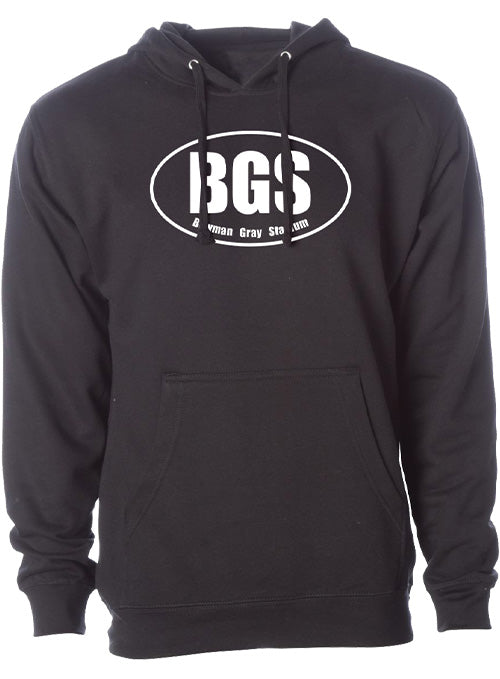 Bowman Gray Stadium BGS Logo Drop Hoodie | Pit Shop Official Gear