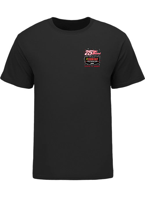 2024 Cookout Southern 500 Ghost Car T-Shirt | Pit Shop Official Gear