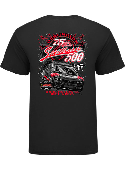 2024 Cookout Southern 500 Ghost Car T-Shirt | Pit Shop Official Gear