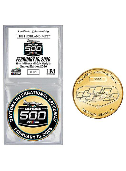 2026 Daytona 500 2-Sided Coin | Pit Shop Official Gear