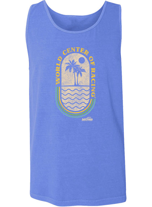 Daytona International Speedway Comfort Colors Palm Tree Tank Top | Pit ...