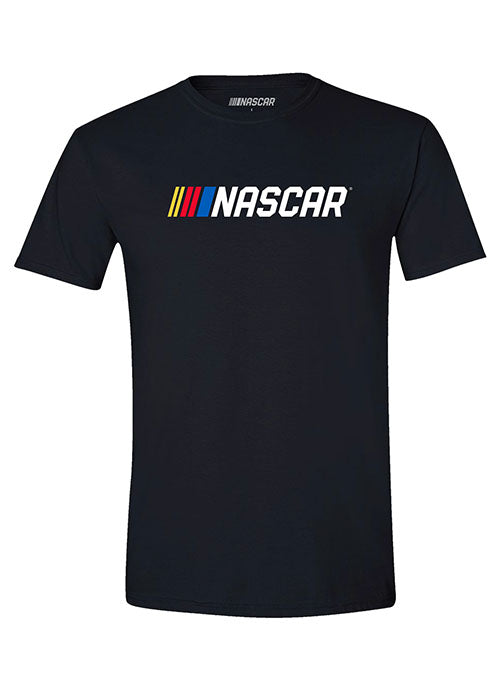 NASCAR Logo Drop Black T-Shirt | Pit Shop Official Gear