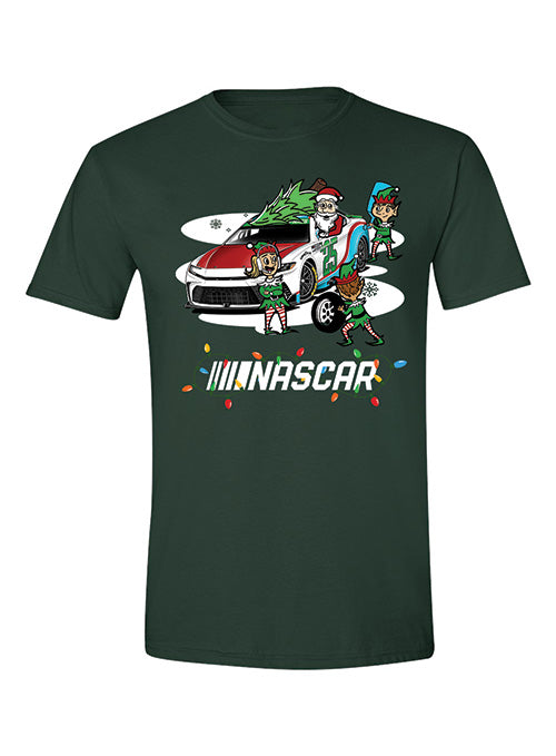 2025 NASCAR Green Christmas T-Shirt | Pit Shop Official Gear