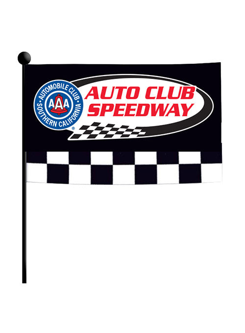 Auto Club Speedway Stick Flag | Pit Shop Official Gear