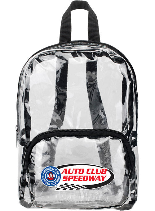 Auto Club Speedway MINI Clear Backpack | Pit Shop Official Gear